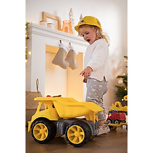 Smoby: Big Power Worker Maxi Truck, Ride on, Load Capacity up to 55 Pounds, Tires are Made of Soft Material, Box Tilts for Easy Unload, For Ages 3 and up