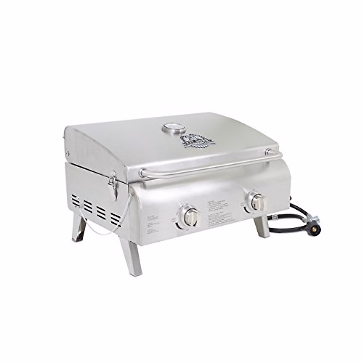 Pit Boss Grills 75275 Stainless Steel Two-Burner Portable Grill
