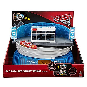 Disney Pixar Cars 3 Florida Speedway Spiral Playset
