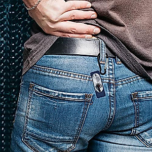 USTIYA Case for Nothing Ear Stick Protective Silicone Case with Keychain Cover (Black)