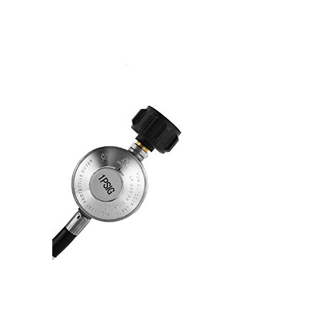 LS'BABQ 6 Ft Propane Adapter Hose 1 Ib to 20 Ib Converter and Gas Regulator fit for Coleman Roadtrip Portable Grill, Gas Regulator Part Connector Fitting Replacement Kit