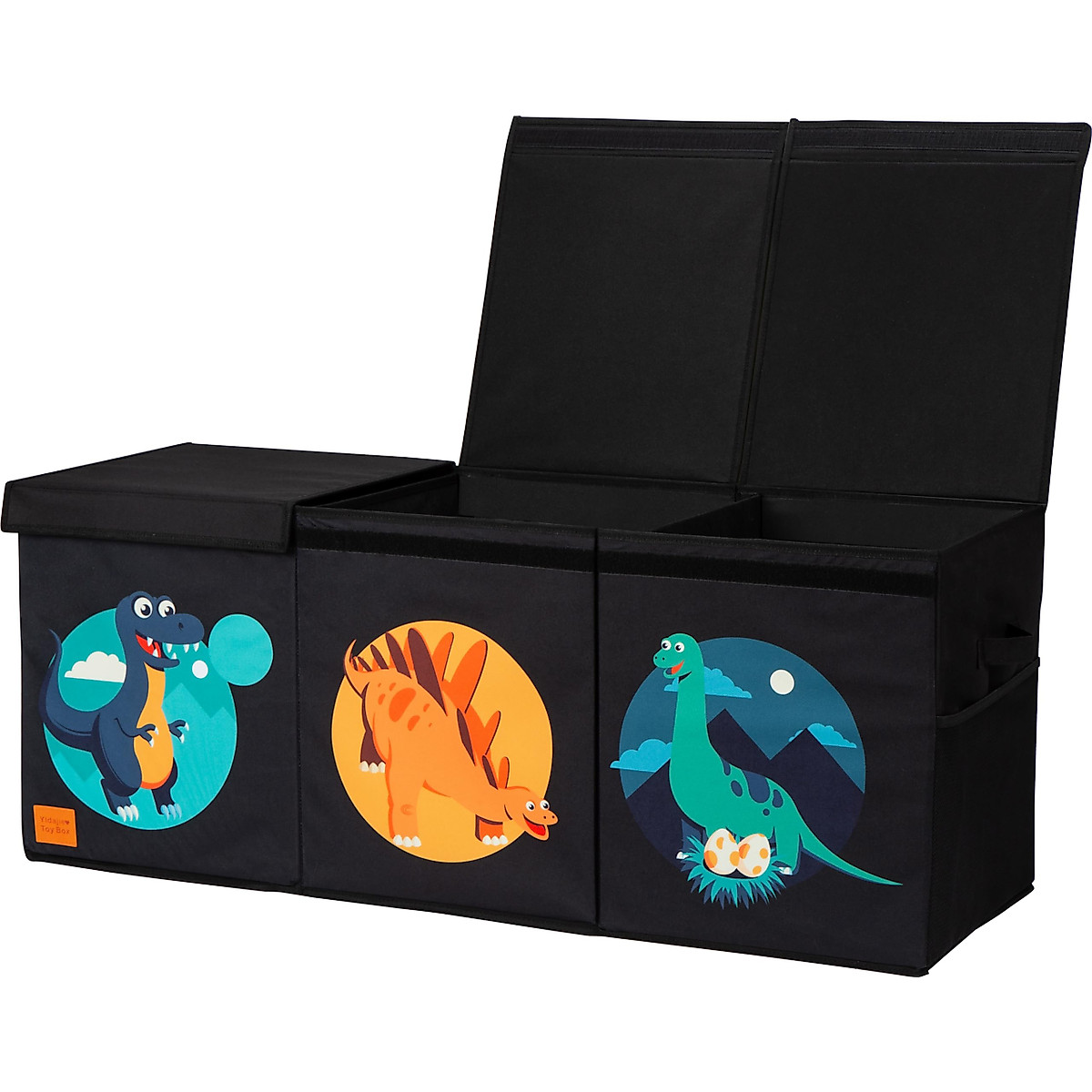 Dikaniu Extra Large Toy Chest for Boys, Large Toy Box, Made with Sturdier Wood Board - Collapsible Sturdy Storage Bins with Lids, Kids Toy Box Chest Organizer for or Nursery, Playroom, Bedroom