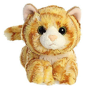 Aurora® Adorable Mini Flopsie™ Ginger Cat™ Stuffed Animal - Playful Ease - Timeless Companions - Orange 8 Inches