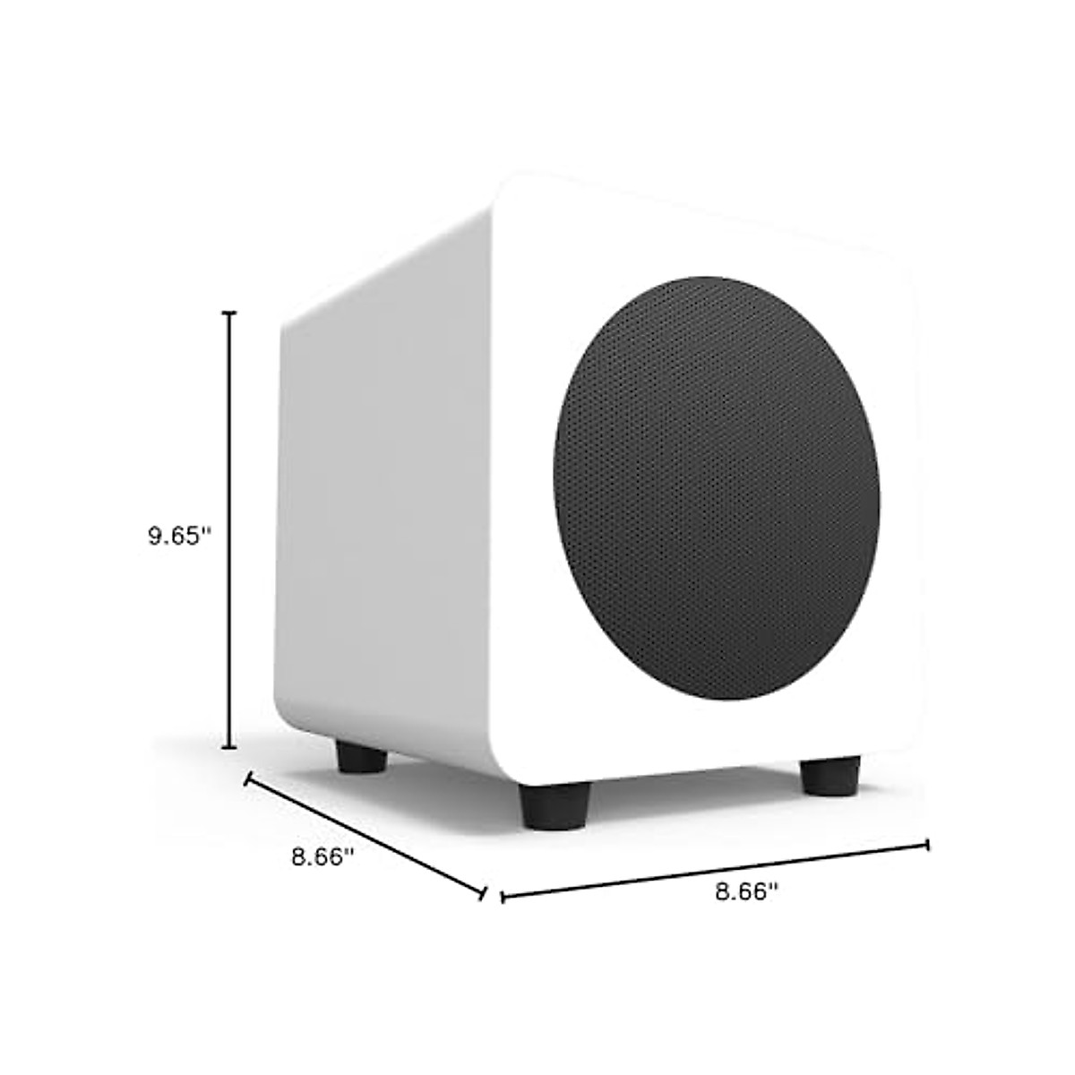 Kanto SUB6 6-inch Powered Subwoofer - Matte White