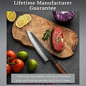 Japanese Chef Knife, 8 Inch Gyuto Chef Knife, 3 Layers 9cr18mov Clad Steel Chef Knife with Octagonal Handle, Professional Kitchen Knife For Home And Restaurant, sushi Knife - chefs Knife