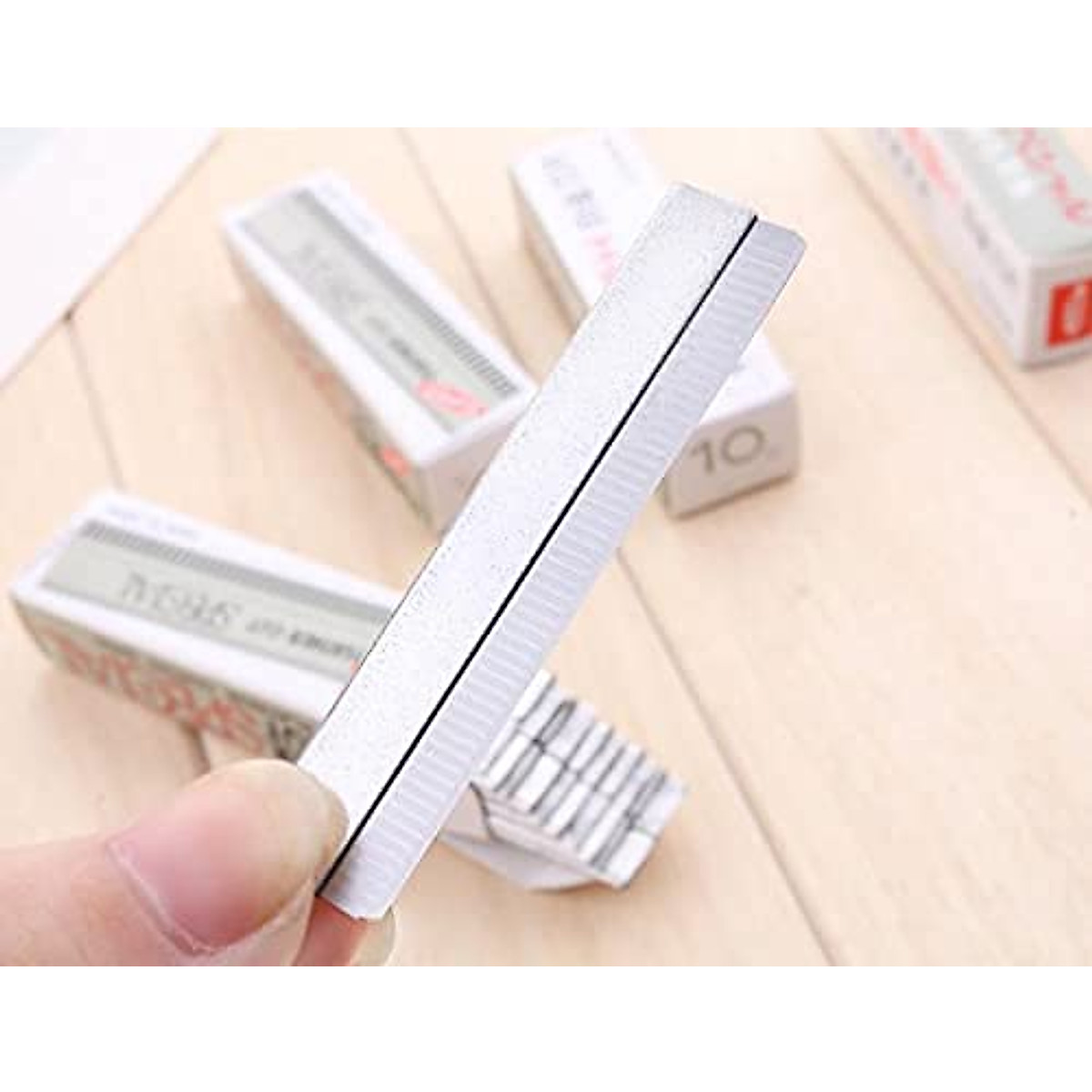 Forever one 20Pcs Single Edge Razor Blade Steel Industrial Razor Blades Disposable Straight Razor Blades for Men and Women