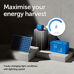 Victron Energy SmartSolar MPPT Solar Charge Controller (Bluetooth) - Charge Controllers for Solar Panels - 100V, 20 amp, 48-Volt