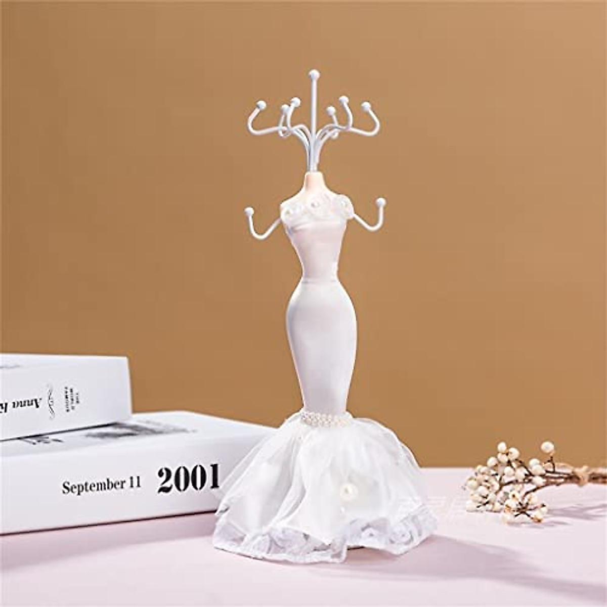 LDCHNH European-style Jewelry Storage Jewelry Rack Princess Earrings Display Rack Home Decoration