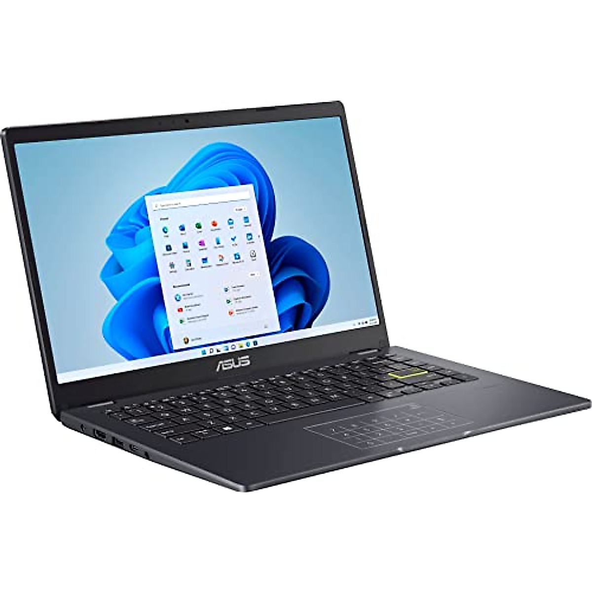 ASUS 14" Laptop, Intel Celeron N4020 Processor, 4GB DDR4 RAM, 64GB eMMC, NumberPad, Windows 11 Home, Star Black, with MTC PC Accessories