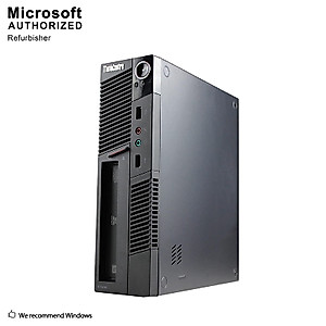 Lenovo ThinkCentre M90p Ultra Small Form PC Desktop Computer, Intel Dual Core i5 3.20 GHz, 8GB RAM, 500GB HDD, Windows 10 Pro, Keyboard & Mouse, DVD, WiFi (Renewed)