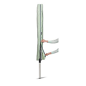 Brabantia Topspinner Outdoor 4 Arm Spinning Clothesline Rotating & Clothes Drying Rack Cover - Weather Resistant Material - Zip Closure - Outdoor - Drying Rack Protection