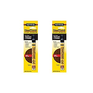 Minwax 63487 Wood Finish Dark Walnut Stain Marker Interior Wood (2, 2) â€¦