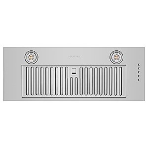 Hauslane Insert 30 Inch, Hood Vent for Kitchen | Low Noise Performance, Diswasher - Baffle Filters, LED Lamps, Stainless Steel Ductless Range Hood, Kitchen Range Hood 11.25” Deep