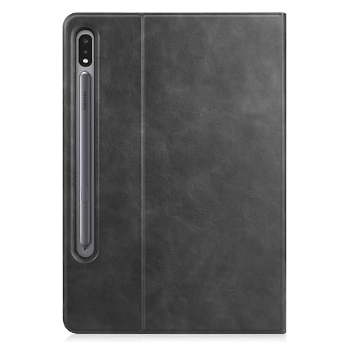 Case for Samsung Galaxy Tab S7 11-Inch 2020 Release Model (SM-T870/875) Smart Slim Tri-Fold Tablet TPU Leather Cover With Auto Wake/Sleep for Samsung Galaxy Tab S7 Cover (Black)