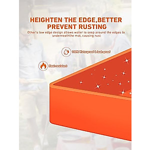 VCBOR Silicone Griddle Mat for 28" Blackstone Griddle, Blackstone Grill Accessories Cover, Upgraded Food Grade Silicone Mat, Waterproof & Rip-Proof, Protect Griddle from Rusting, Rodent, Insect, Dust