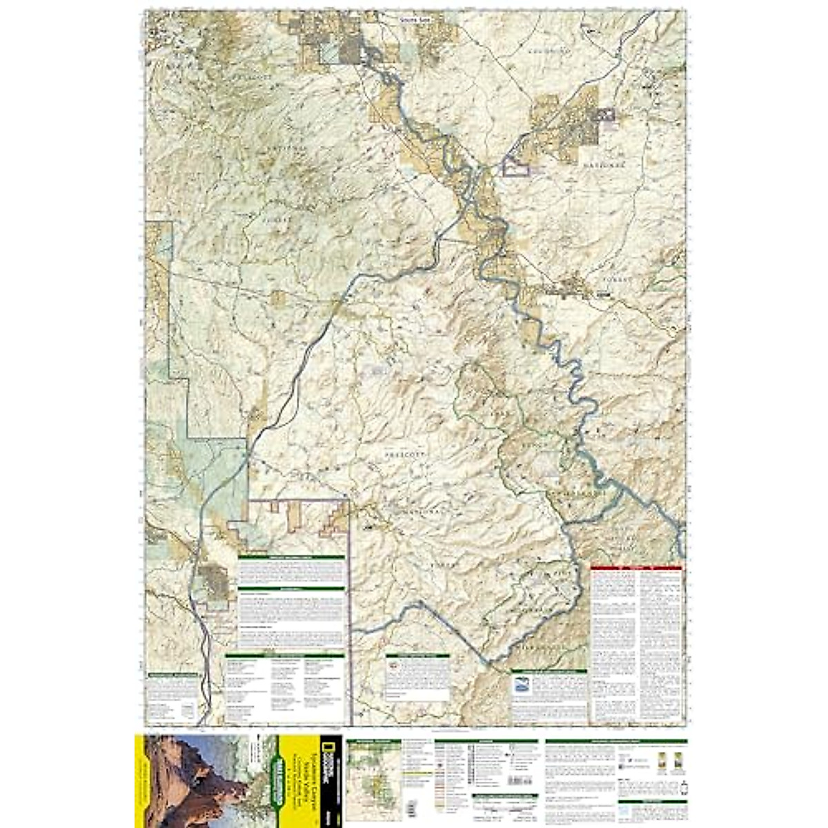 Sycamore Canyon, Verde Valley Map [Coconino, Kaibab, and Prescott National Forests] (National Geographic Trails Illustrated Map, 854)