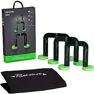 PuttOut Pro Putting Gates (3 Gate Sizes and Protective Pouch)
