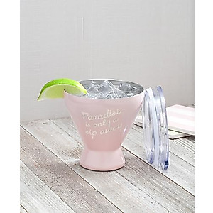 Cambridge E949PNTS2BM 11 Oz Pink Paradise Cocktail Tumbler