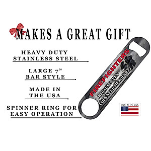Funny Firefighter Speed Bottle Opener Heavy Duty Gift For Fire Fighter Even Cops Need Heroes