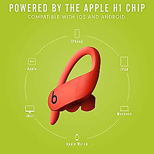 Beats Pro Totally Wireless and High-Performance Bluetooth Earphones -Lava Red (Renewed)