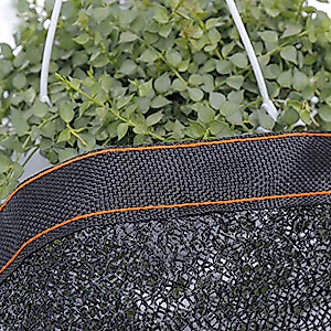 SplendoRoute Anti-UV Sunblock Shade Cloth Plant Greenhouse Cover 50%-60% Shading Cloth Net for Plant Cover, Greenhouse, Black