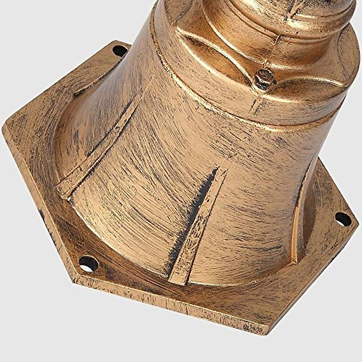 Pumnple 0.8M Outoor Post Light Garden Décor High Pole Pillar Lantern External Landscape Waterproof Street Column Lamp Luxury Colonial Classical Bronze Aluminum Fixture IP65 Rated