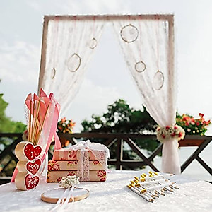 60 Pieces Wedding Pencils Half Pencils Bridal Pencils with Eraser White Gold Golf Pencil 4 Inch Mini Pencils 'Better Together' 'Always and Forever' Pencils for Bridal Shower Wedding Party, School