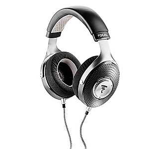 Focal Elegia Audiophile Circum-Aural Closed-Back Over-Ear Headphones (Black/Silver)