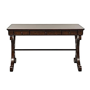 Liberty Furniture Industries Brookview Writing Desk, W54 x D30 x H31, Cherry
