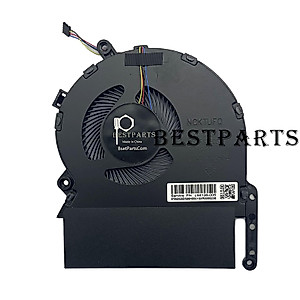 BestParts New CPU+GPU Cooling Fan Replacement for HP Spectre X360 15'' (i7-10750H, GTX1650Ti) 15-EB 15t-EB TPN-Q226 Series, P/N: M00226-001 M00227-001, L68136-005 DC5V 0.5A