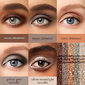 Julep Eyeshadow 101 Crème to Powder Waterproof Eyeshadow Stick 10 Piece Palette - Matte and Shimmer Finishes