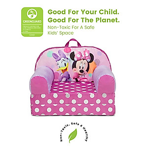 Delta Children - Minnie Mouse Cozee Buddy Flip-Out Kids Chair, Pink