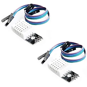 AITRIP 2pcs DHT22/AM2302 Digital Temperature and Humidity Sensor Module Temperature Humidity Monitor Sensor Replace SHT11 SHT15 for Arduino Electronic Practice DIY