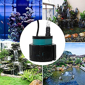 boxtech Submersible Water Pump, Aquarium Water Pump, Fountain Pump, 25W/ 35W/ 45W/60W Ultra Quiet Water Pump for Fish Tank, Aquarium, Pond, Fountain, Hydroponics and Statuary (528 GHP, 35W)
