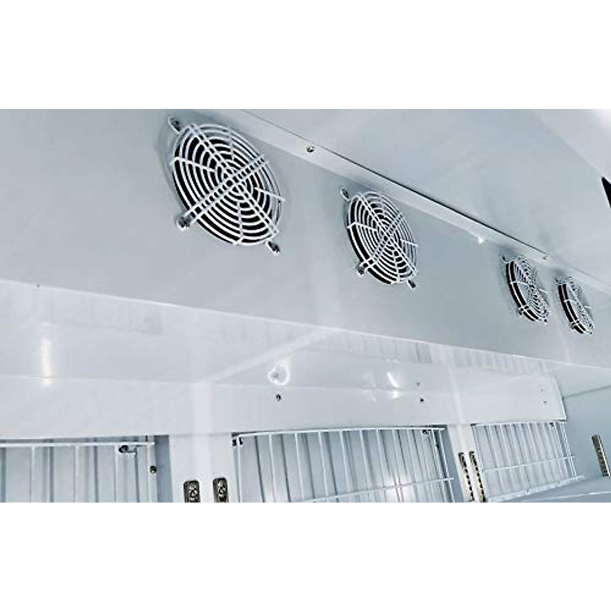 Vortex Refrigeration VA-3GDF-B Commercial Merchandiser Freezer | 3 Self-Closing Glass Doors | NSF, ETL | 69 Cu. Ft.