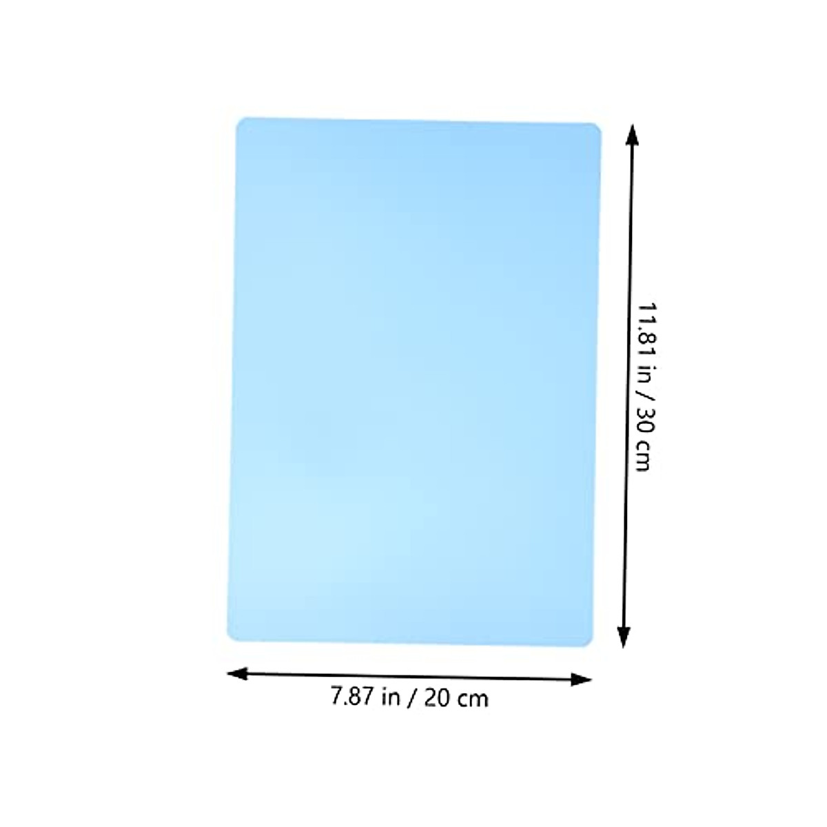 MAGICLULU Kids Writing Pad 64 Pcs Translucent Reading Strip Writing Pad Staples Plastic Clipboard A4 Plastic Clipboards Playdough Tools Writing Tablet for Bookmarks for Bulk Exam Pads