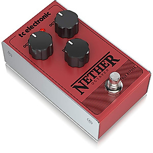 TC Electronic NETHER OCTAVER Classic All-Analog Octave Pedal with 1 or 2 Octaves Below Original for Adding Warm Deep Bottom End