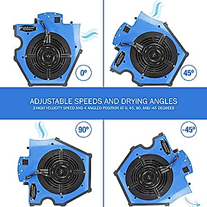 BLUE BLOWER PROFESSIONAL Air Mover 1200 CFM