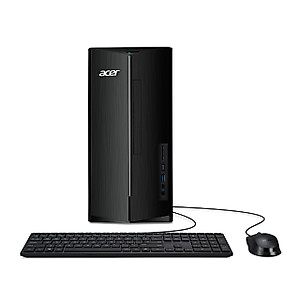 Acer Aspire TC-1780-UA92 Desktop | 13th Gen Intel Core i5-13400 Processor | 8GB 3200MHz DDR4 | 512GB M.2 SSD | SD Card Reader | Intel Wi-Fi 6E AX211 | Windows 11 Home, Black