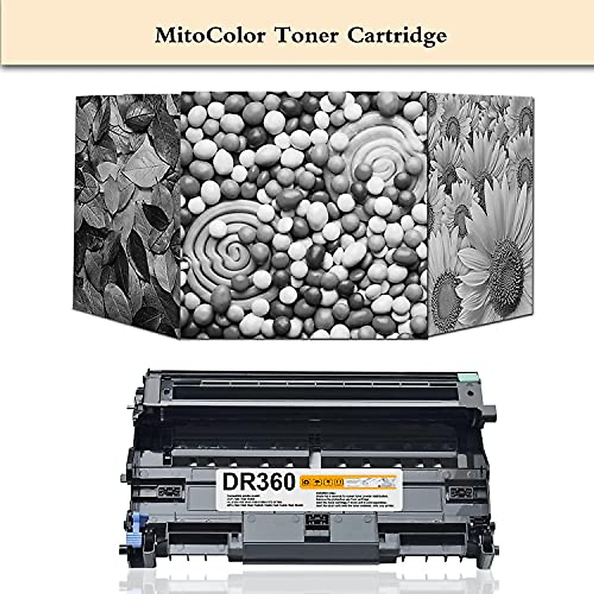 1-Pack DR-360 DR360 High Yield Drum Unit Compatible for Brother DR-360 HL-2170W HL-2140 MFC-7840W MFC-7340 DCP-7040 DCP-7030 MFC-7345N MFC-7440N Printer Drum