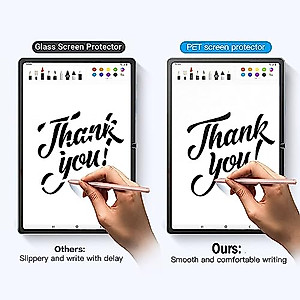 TMahhbid [2 Pack] Paper-Feel Screen Protector for Microsoft Surface Go 3 (2021)/ Surface Go 2 2020/ Surface Go 2018, Anti-Glare/Writing Smooth PET Protective Film for S-Pen - Matte