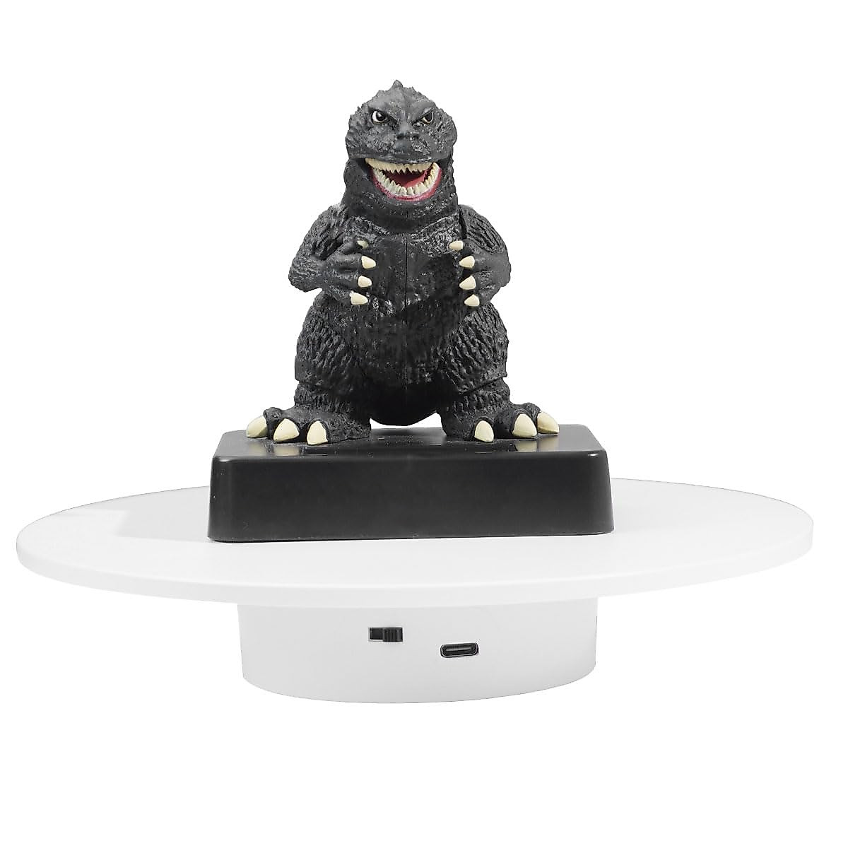 fotoconic 7.87 Inches/20cm Motorized Rotating Display Stand, 360 Electric Rotary Turntable Base Lazy Susan, Load-Bearing 11Lbs, for Photography Crafts Jewelry Toy Collectible Display (ND200C)