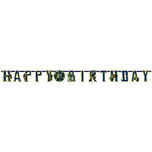 TMNT™ Jumbo Add-An-Age "Happy Birthday" Letter Banner