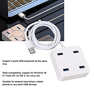 BRDI USB Hub, USB Extender 300MB/S Long Service Life for Notebook for External Hard Drives