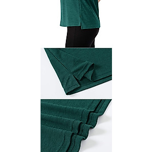 YSENTO Women's Golf Apparel Shirts Clothes Outfits Sleeveless 1/4 Zip Collarless Dry Fit UPF 50+ Tennis Polo Tank Tops Army Green Size XXL