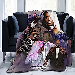 DOTZRLT Luther Singer Vandross Blanket Printed Flannel Blanket Home Decor Soft Comfortable Warm Throw Blankets 80"x60"