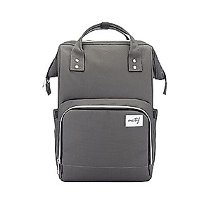 Motif Medical, Maternity Backpack, Insulated Nursing Bag for Breast Pump, Breast Milk, Feeding Bottle - Grey