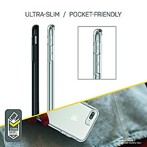 OtterBox IPhone 8 PLUS & IPhone 7 PLUS (ONLY) Symmetry Series Case - CLEAR, Ultra-Sleek, Wireless Charging Compatible, Raised Edges Protect Camera & Screen