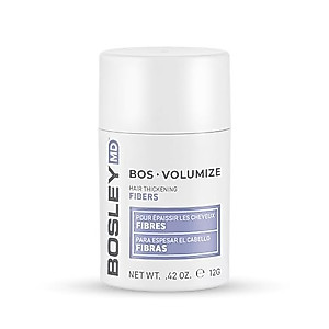 BosleyMD Strength Hair Thickening Fibers, Light Brown, 0.42 Ounce (Pack of 1)
