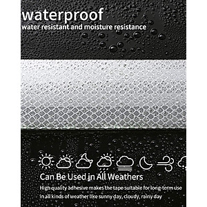 Brozigo Reflective Tape 2-Pack 1 inch X16.5ft Reflective Tape for Safety Warning, Reflector Tape Outdoor Waterproof for Clothing, White